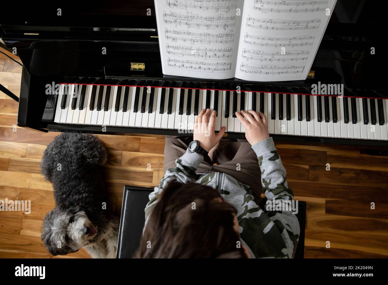 Overhead portrait teenage boy hi-res stock photography and images - Alamy