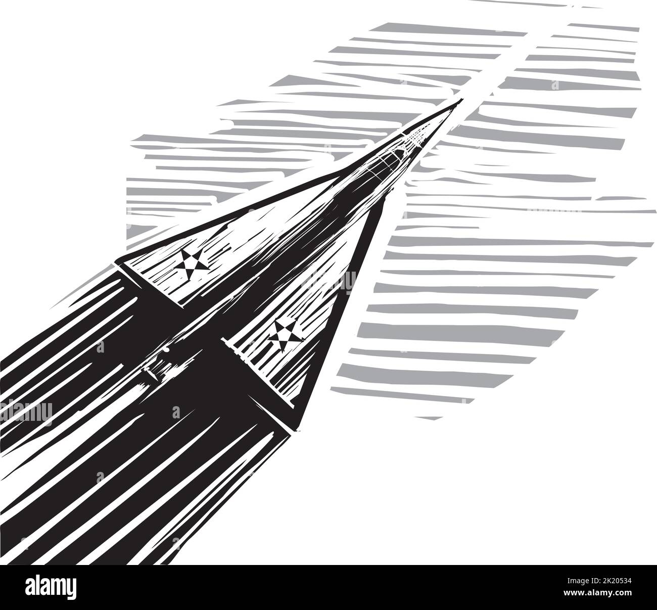 Retro linocut Black and White Stock Photos & Images - Alamy