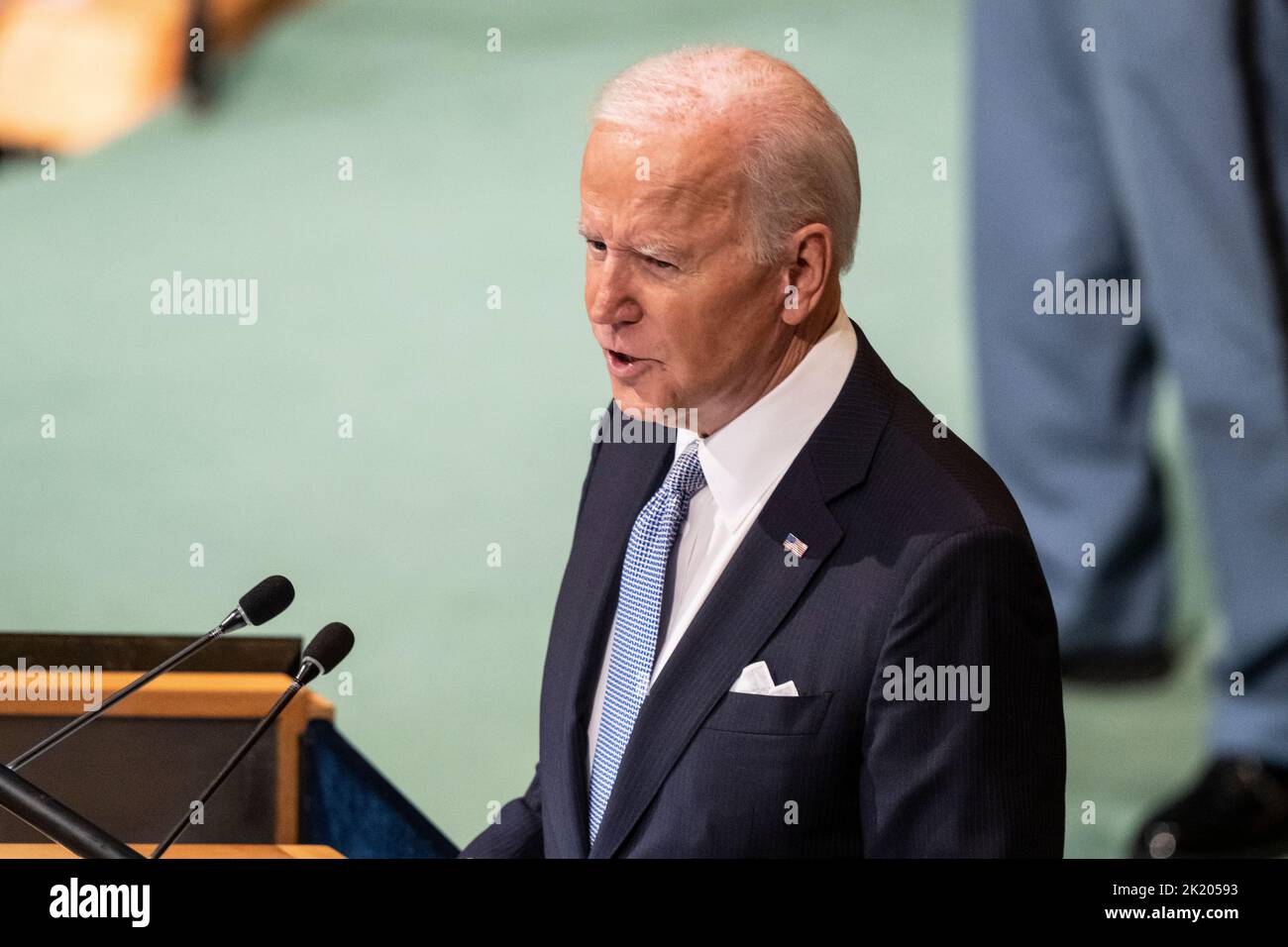 New York, NY - September 21, 2022: Joseph R. Biden, Jr., President of ...