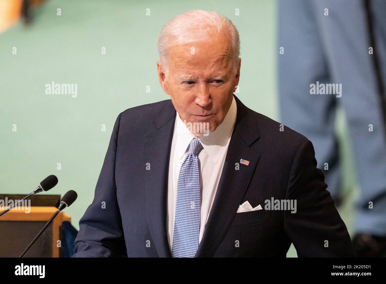 New York, NY - September 21, 2022: Joseph R. Biden, Jr., President of ...