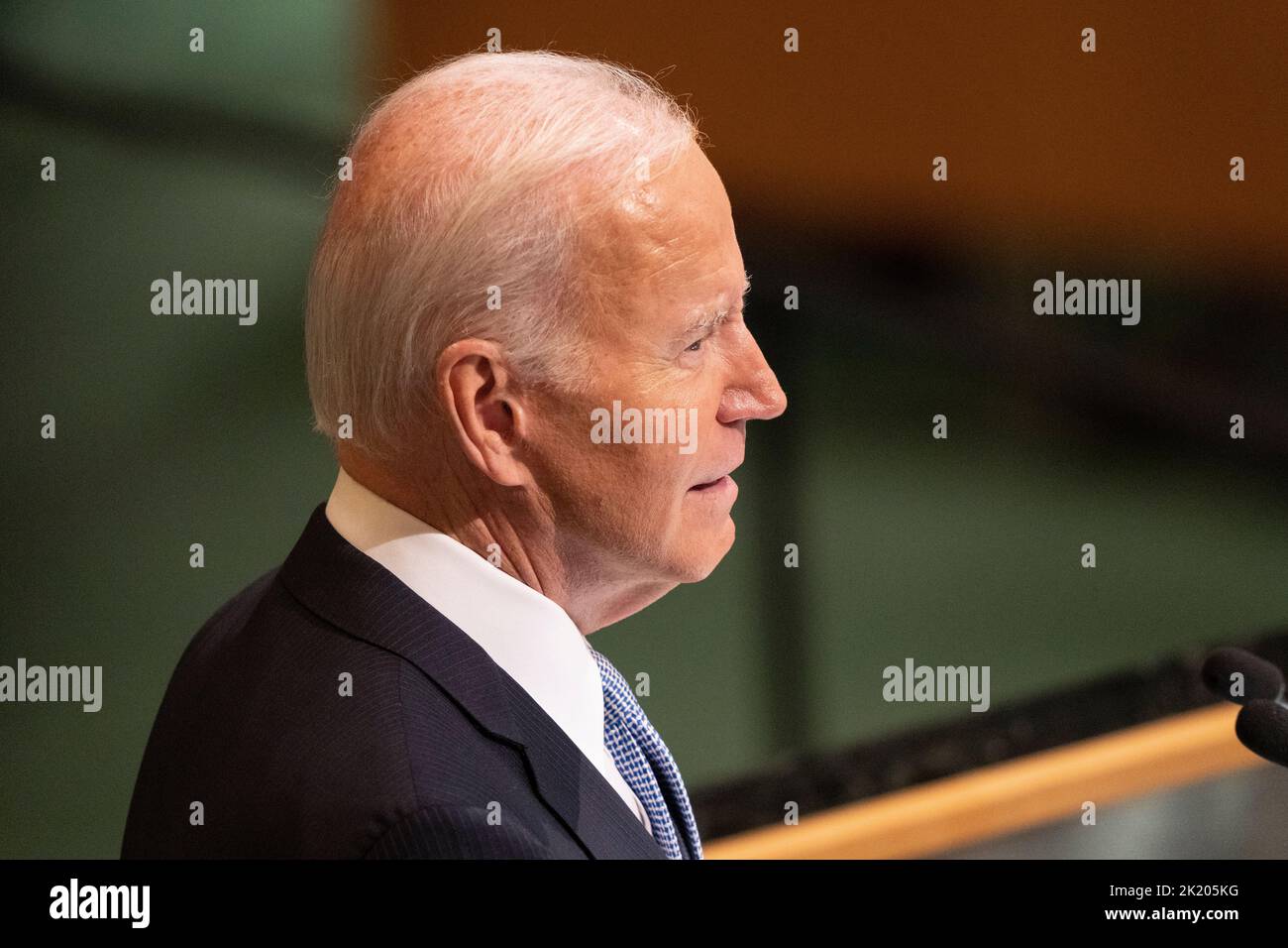 New York, NY - September 21, 2022: Joseph R. Biden, Jr., President of ...