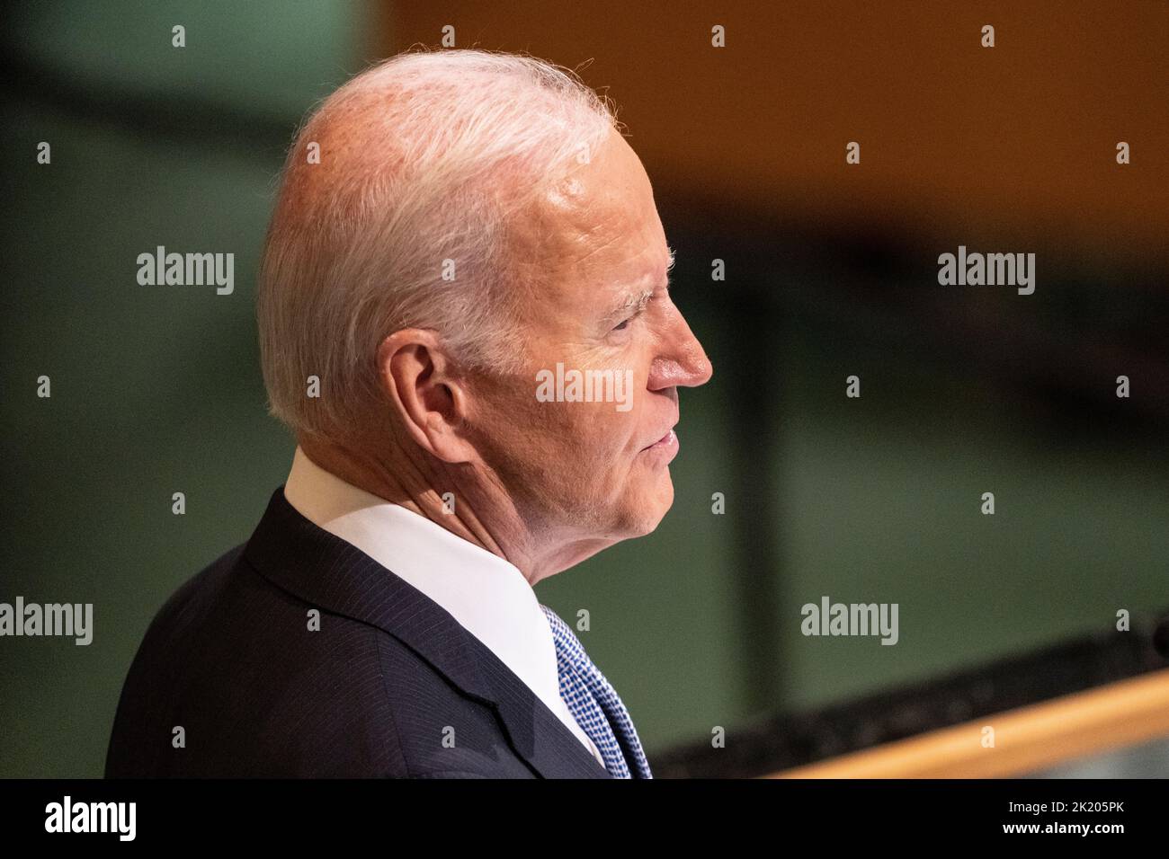 New York, NY - September 21, 2022: Joseph R. Biden, Jr., President of ...