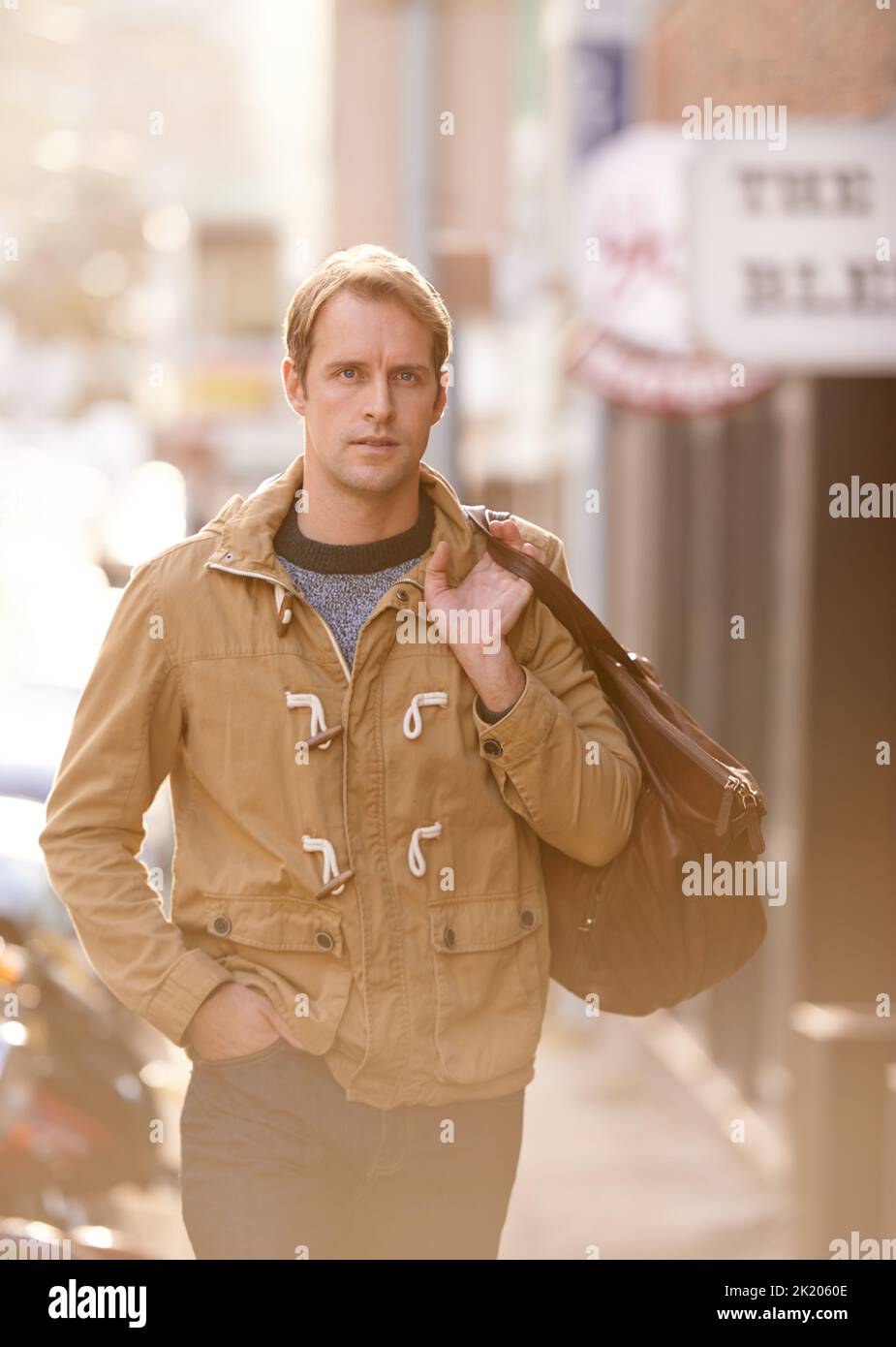 Cool man walking city hi-res stock photography and images - Alamy