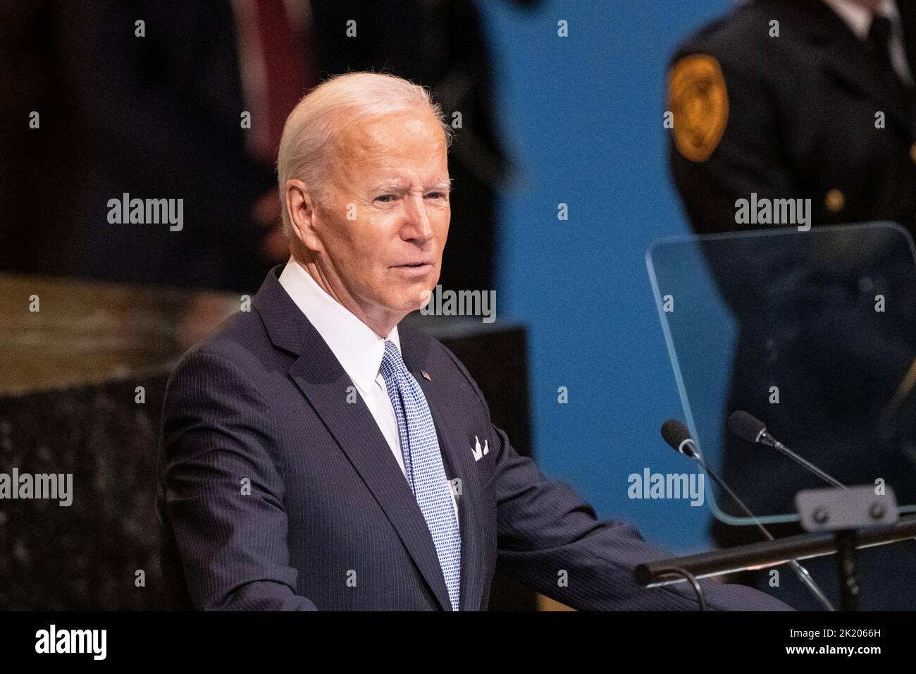 New York, NY - September 21, 2022: Joseph R. Biden, Jr., President of ...