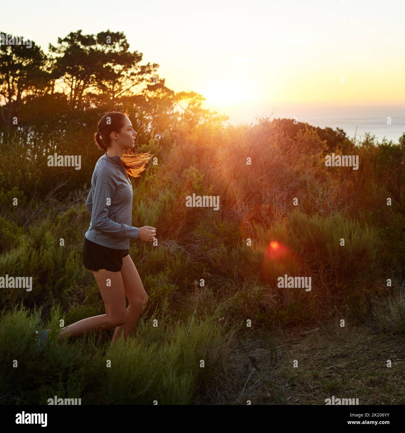 When your legs are tired, run with your heart. a beautiful brunette ...