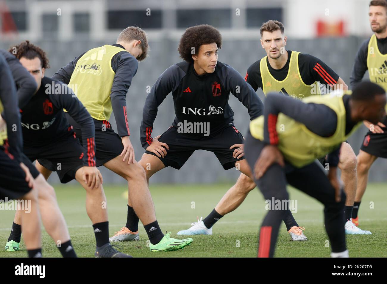 Tubize, Belgium, 21/09/2022, Belgium's Axel Witsel (C) pictured during ...