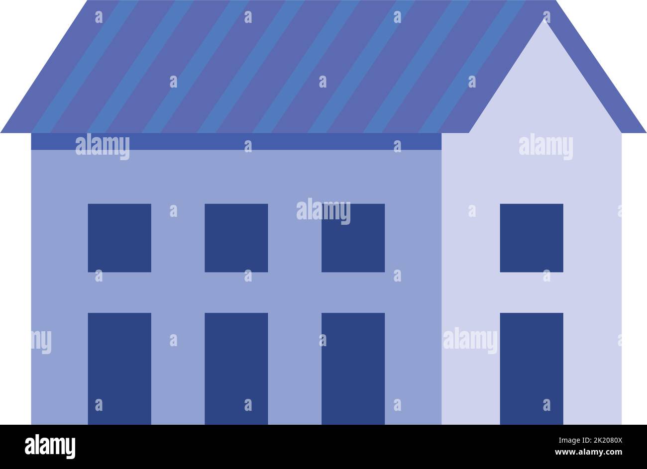 purple color house front Stock Vector Image & Art - Alamy