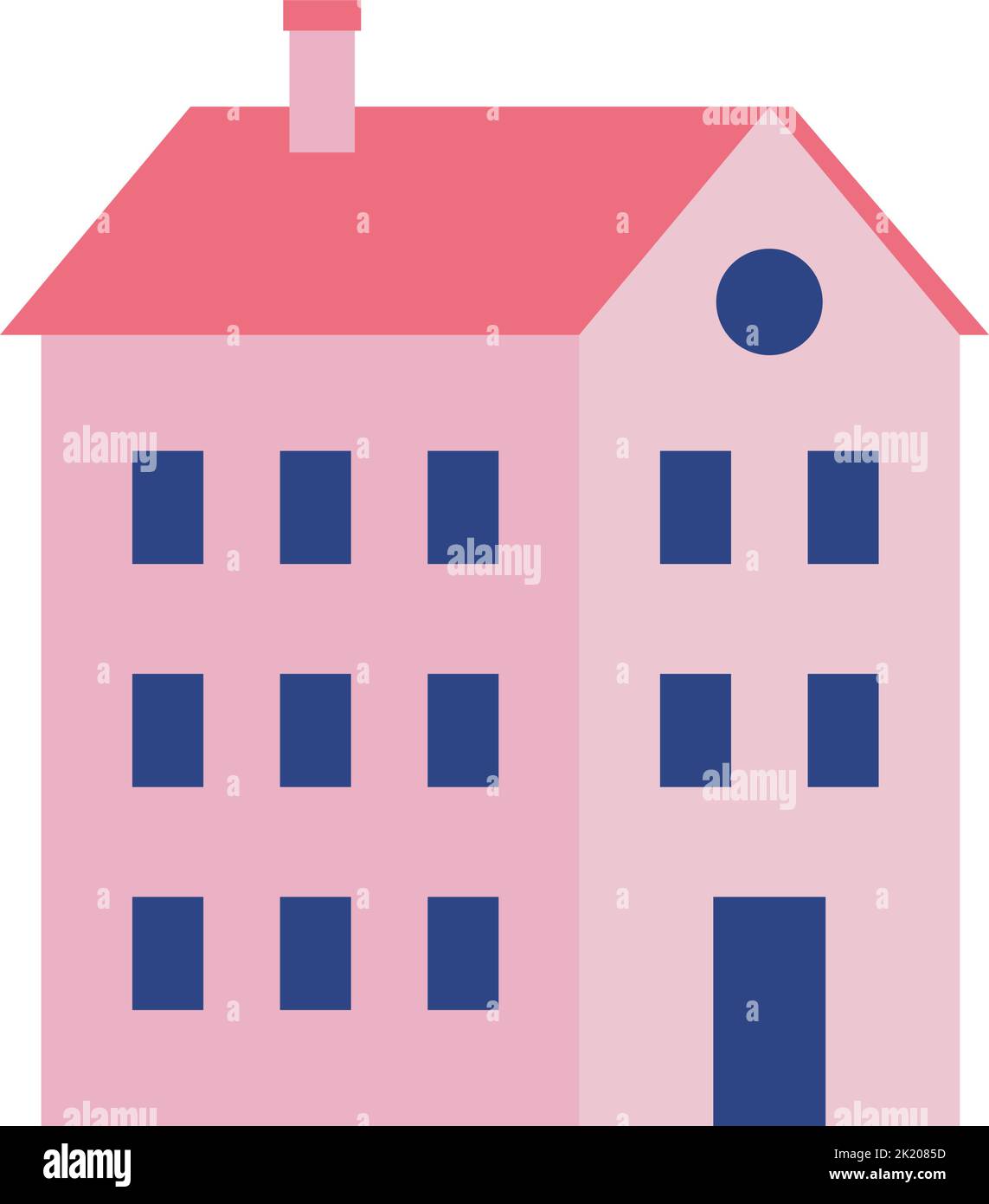 Pink chimney Stock Vector Images - Alamy