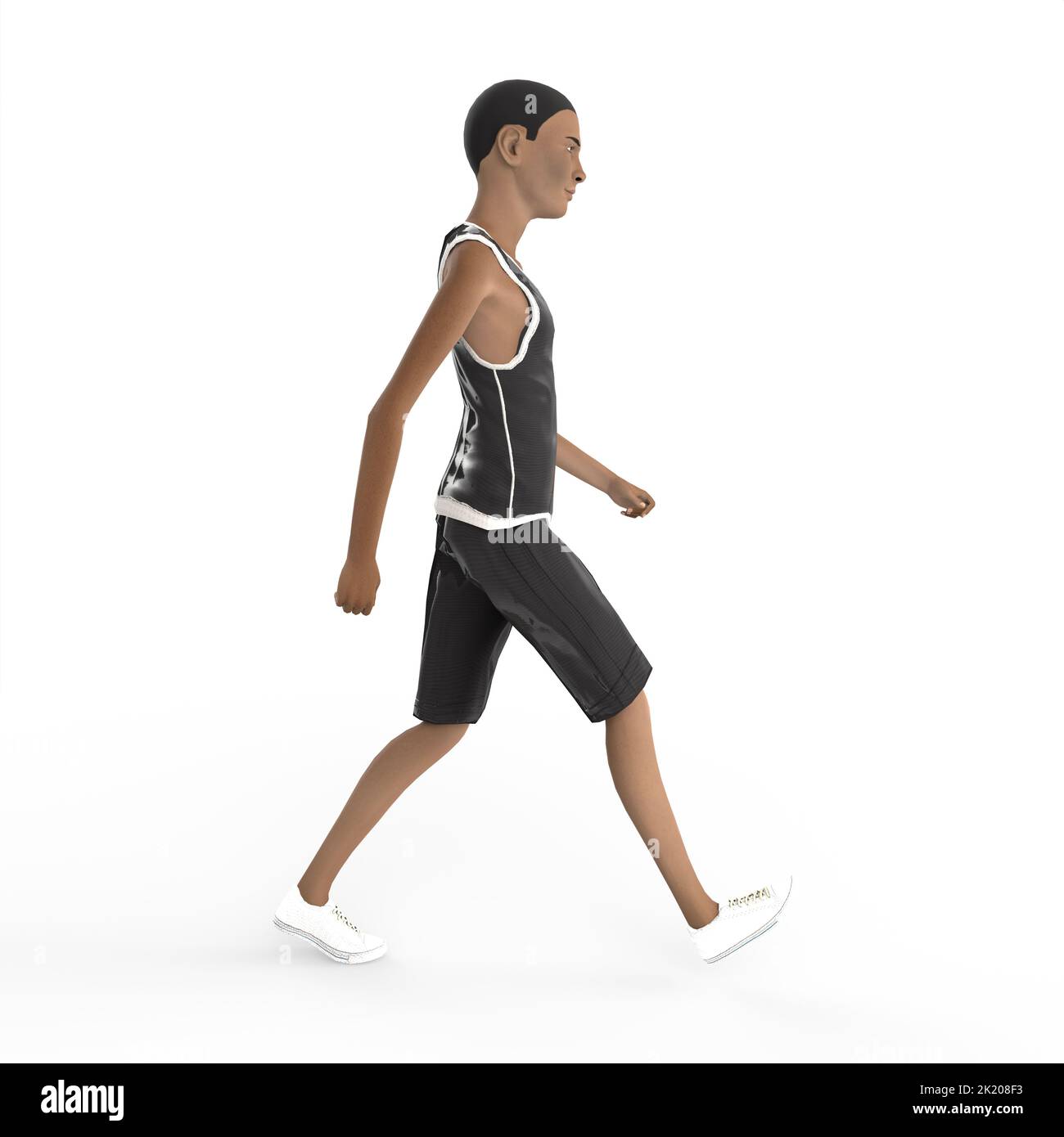 Arthur young boy 3d modelling Stock Photo - Alamy