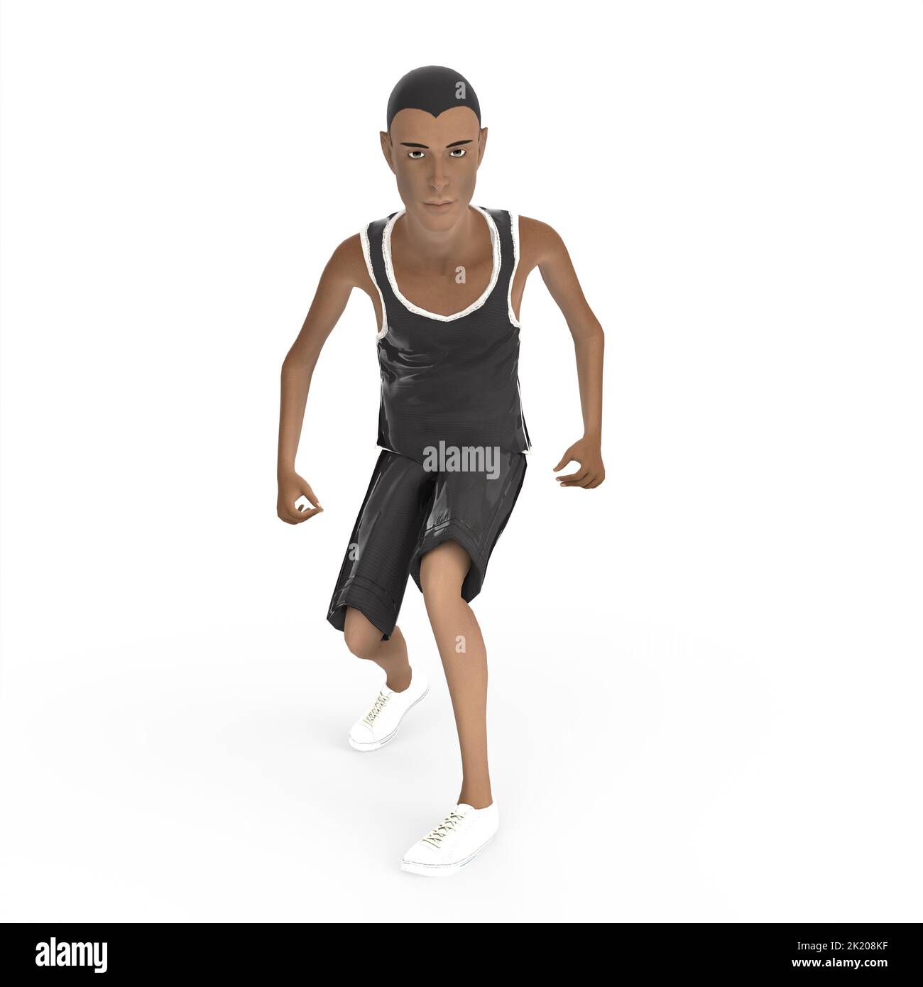 Arthur young boy 3d modelling Stock Photo - Alamy