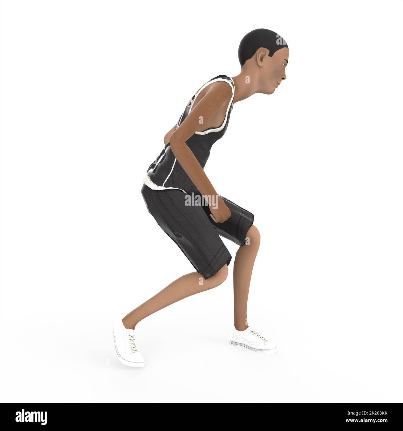 Arthur young boy 3d modelling Stock Photo - Alamy