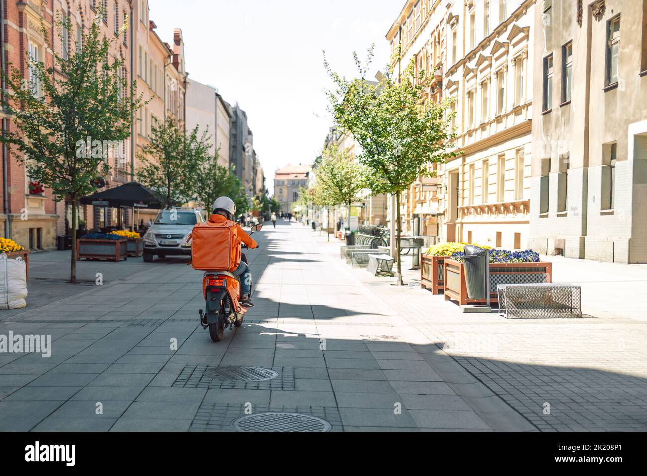 Food delivery concept. 24 hours delivery service from cafes and ...