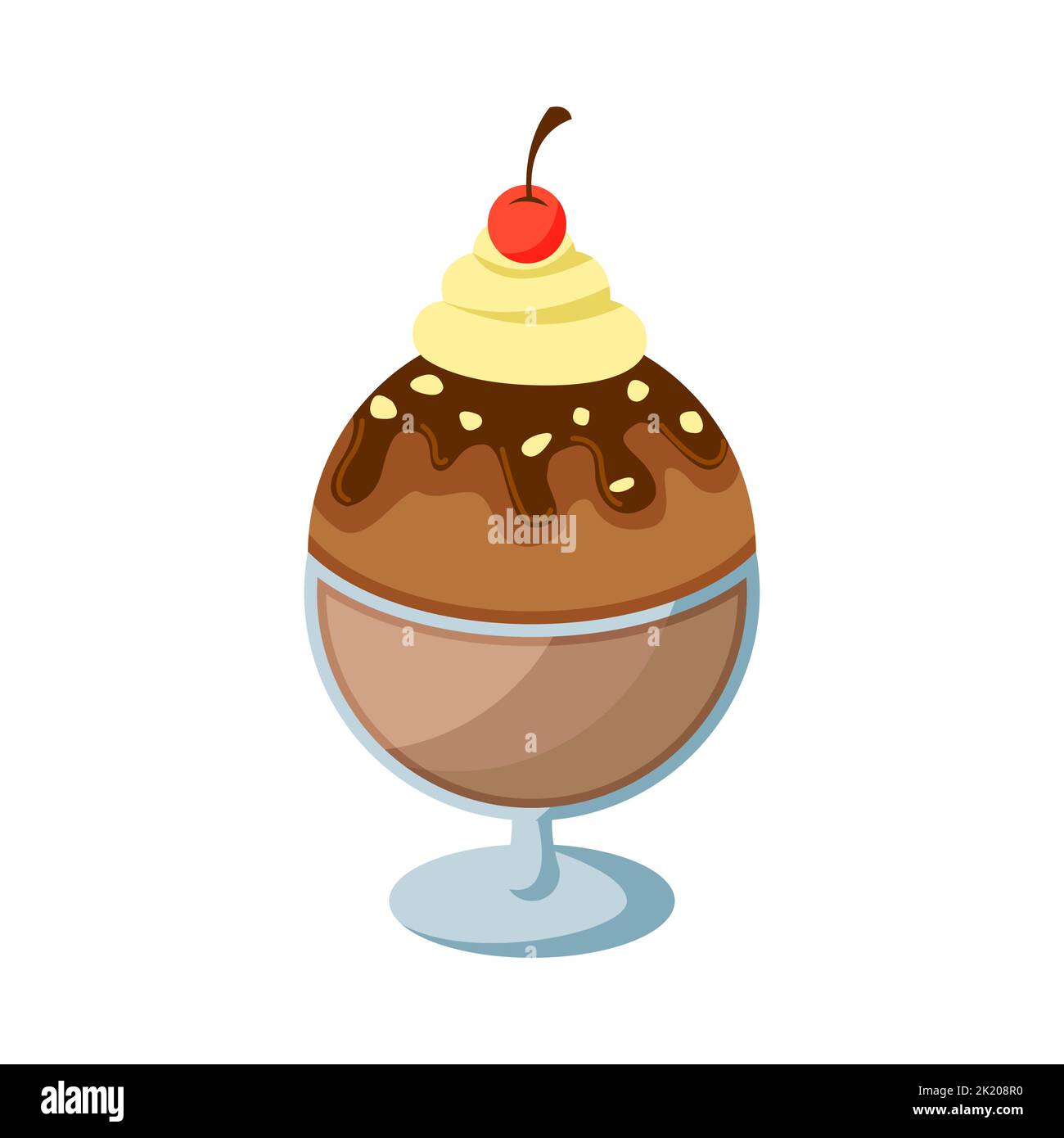 Sundae bowl Stock Vector Images - Alamy