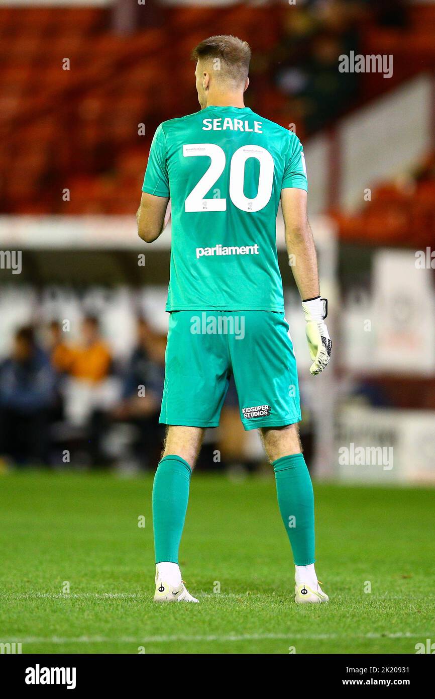 Oakwell Stadium, Barnsley, England - 20th September 2022 Jamie Searle ...