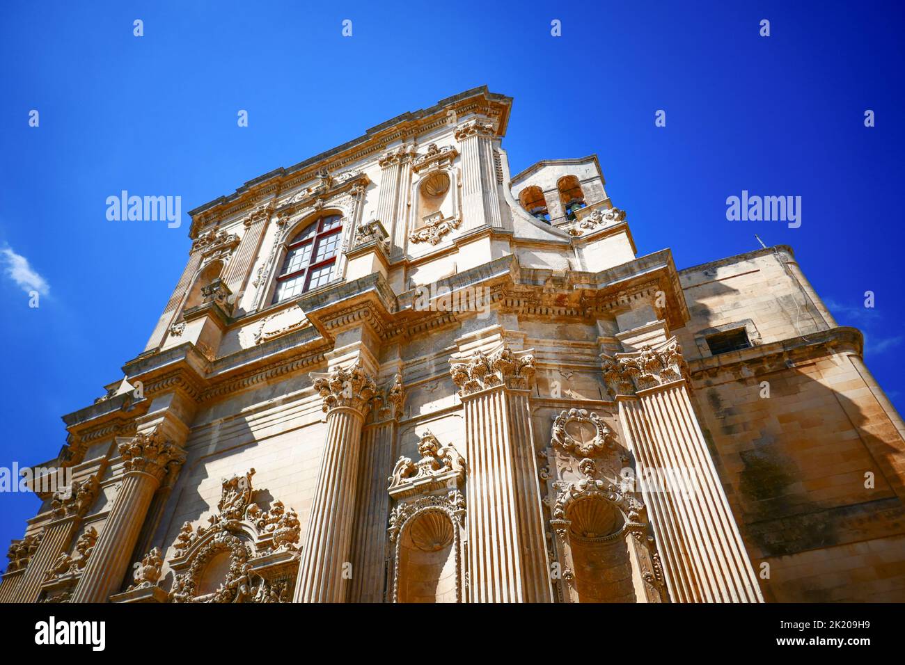 An impressive building in Apulia, Italy Stock Photo - Alamy