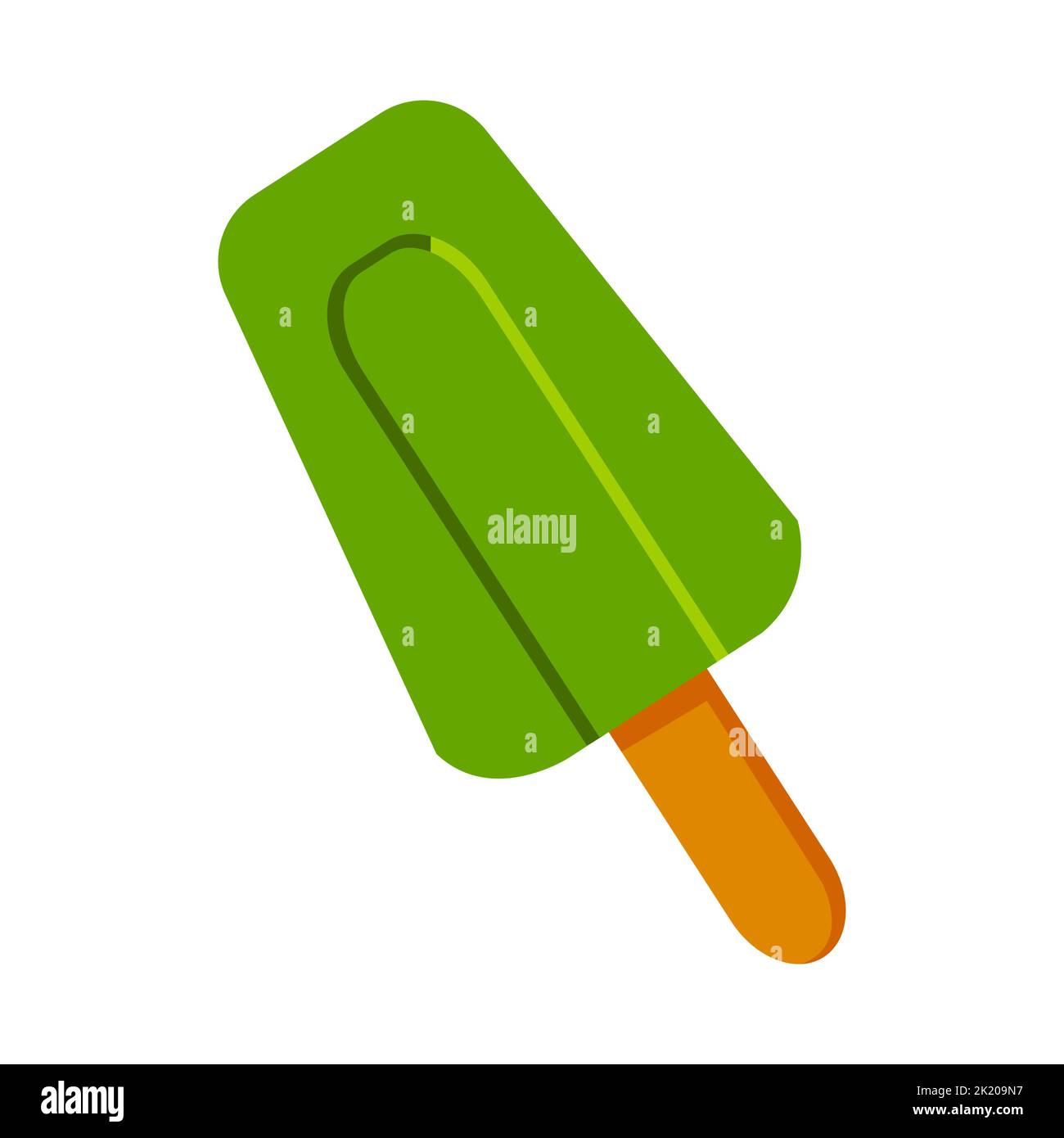 cute of ice pop on cartoon version,vector illustration Stock Vector ...