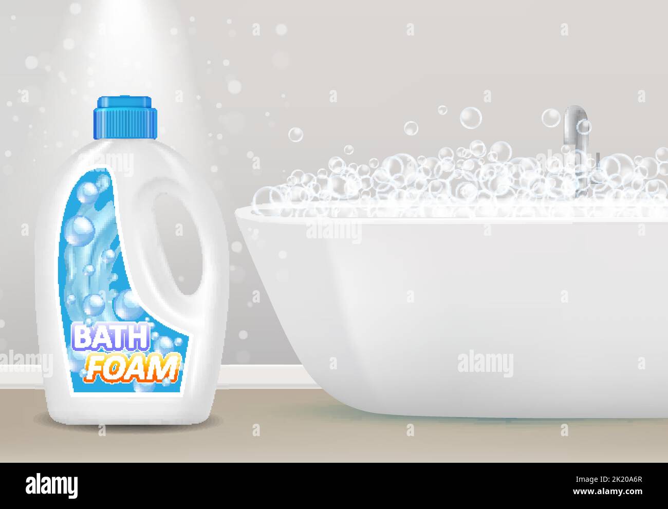 Faucet liquid soap bottle Stock Vector Images - Alamy