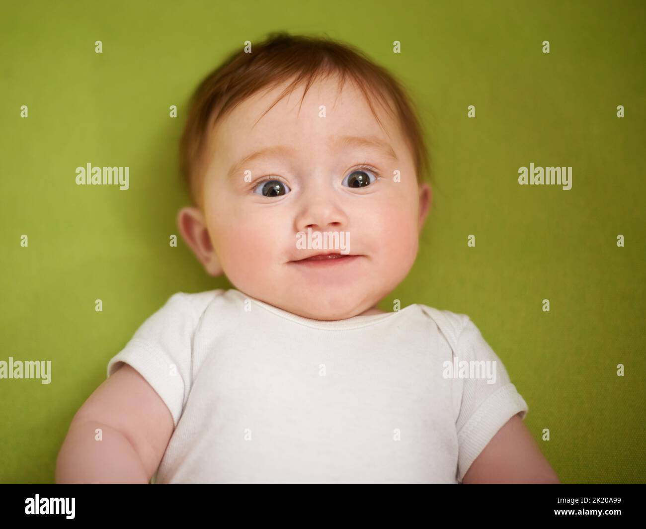 Shes an adorable bundle of joy. an adorable baby girl with red hair ...