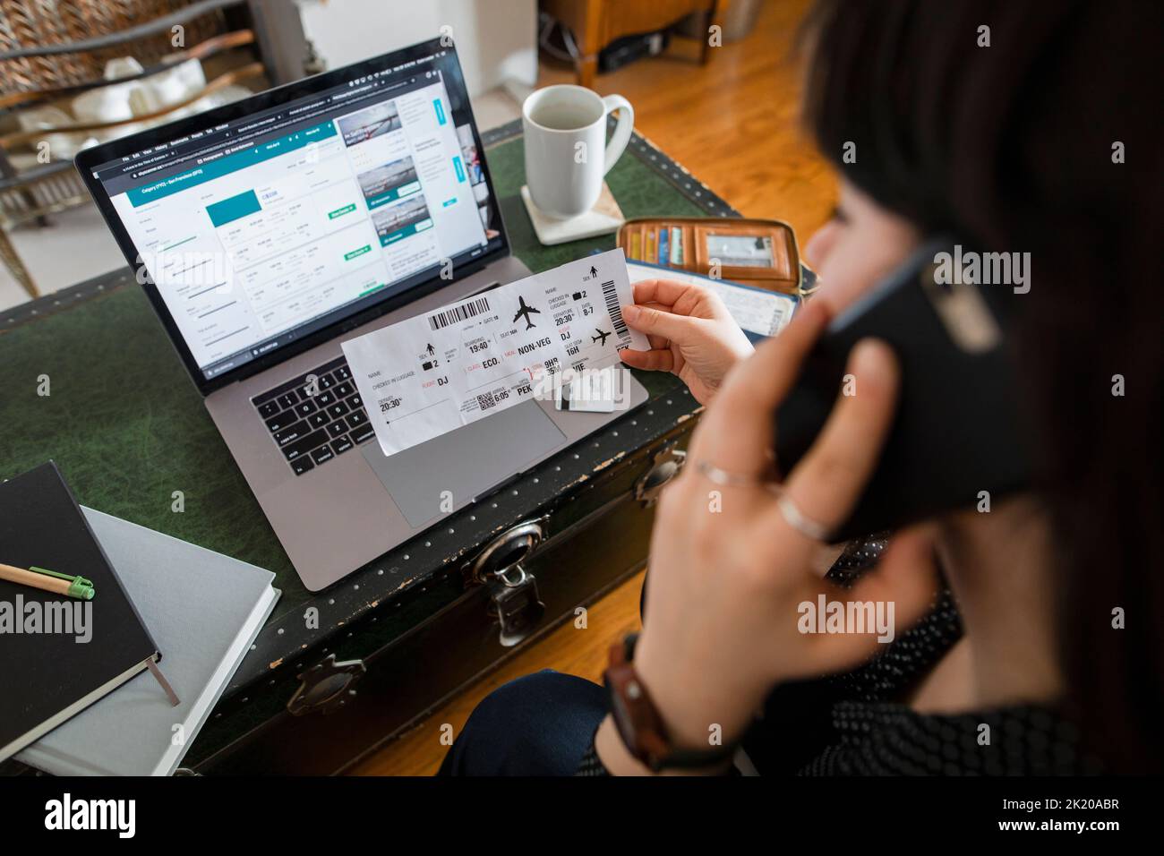 Booking flight change hi-res stock photography and images - Alamy