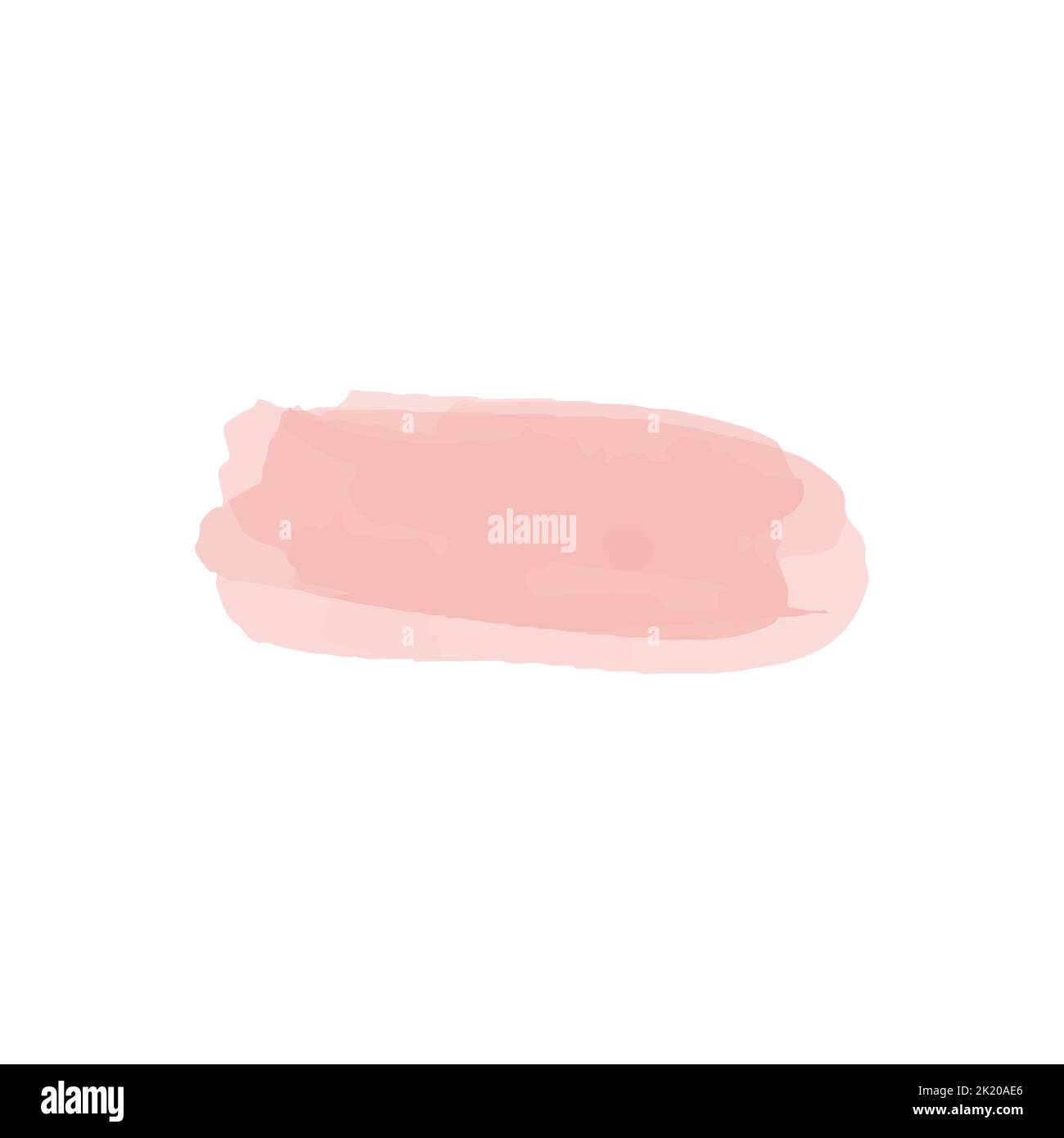 Vector Blush pink watercolor stains Paint stropke. Abstract pink ...