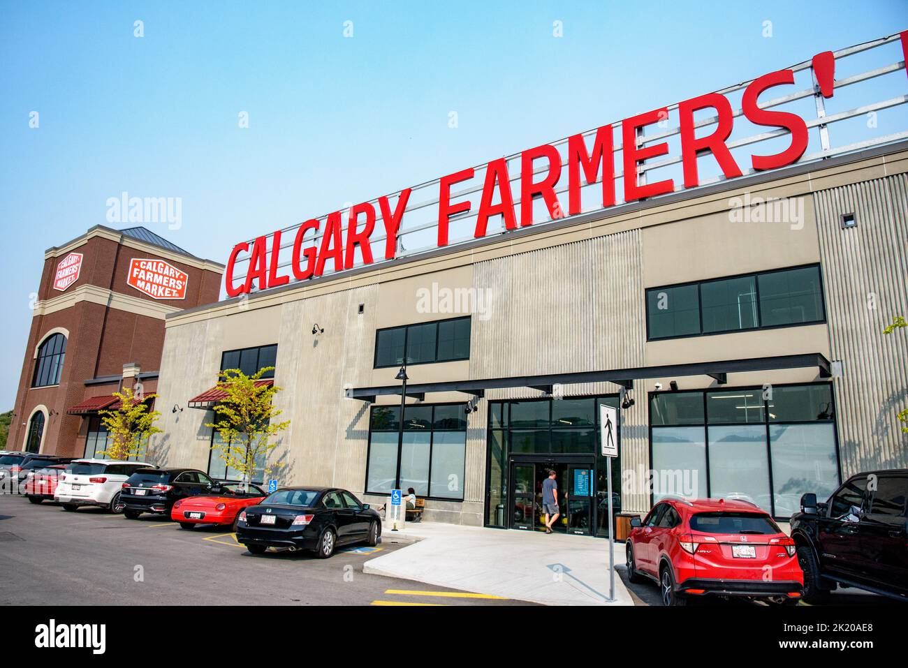 New Calgary Farmer's Market Stock Photo - Alamy