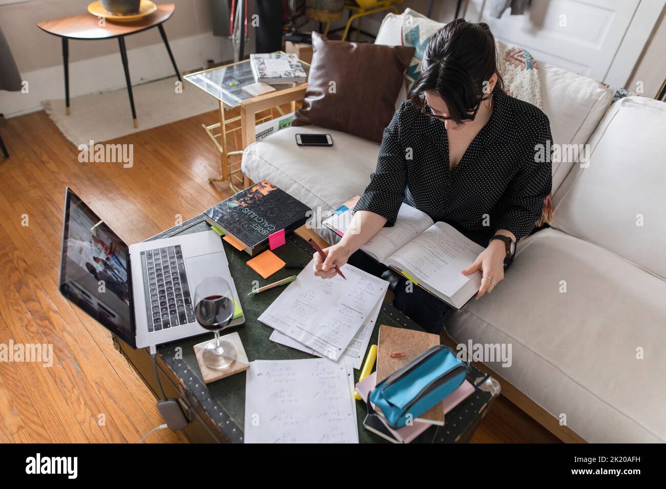 Paper work marking teacher hi-res stock photography and images - Alamy