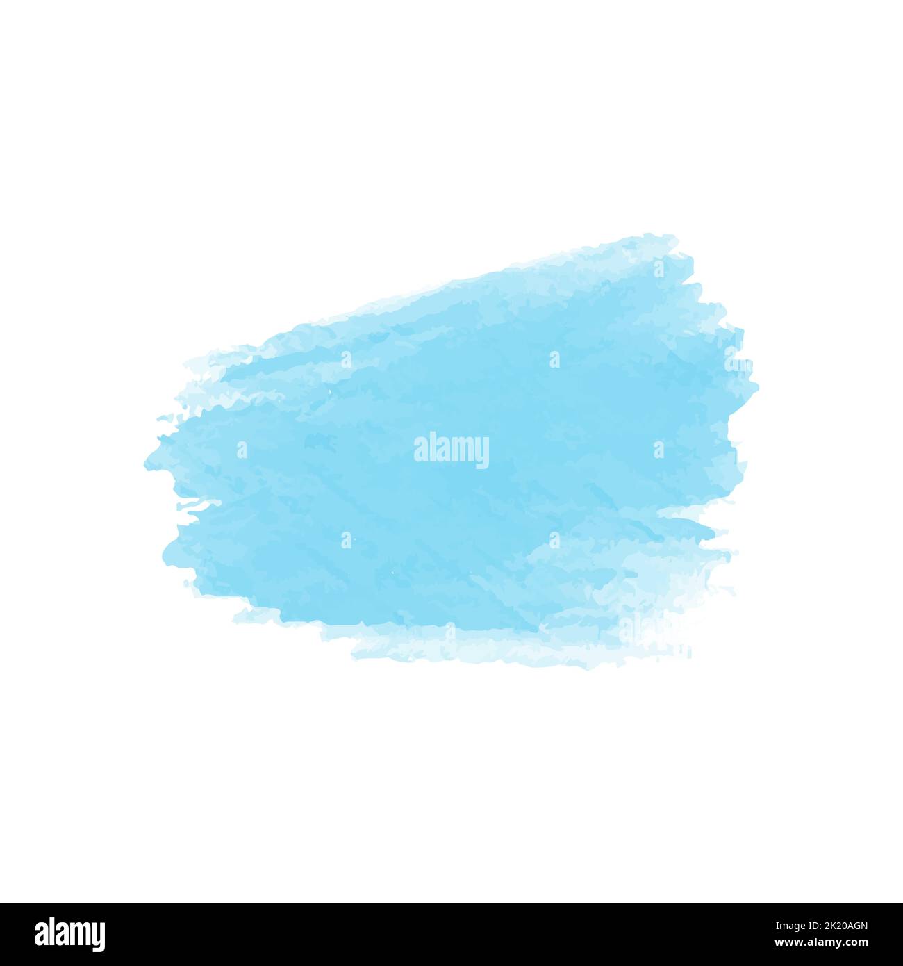 Blue watercolor paint stroke background vector illustration Stock ...