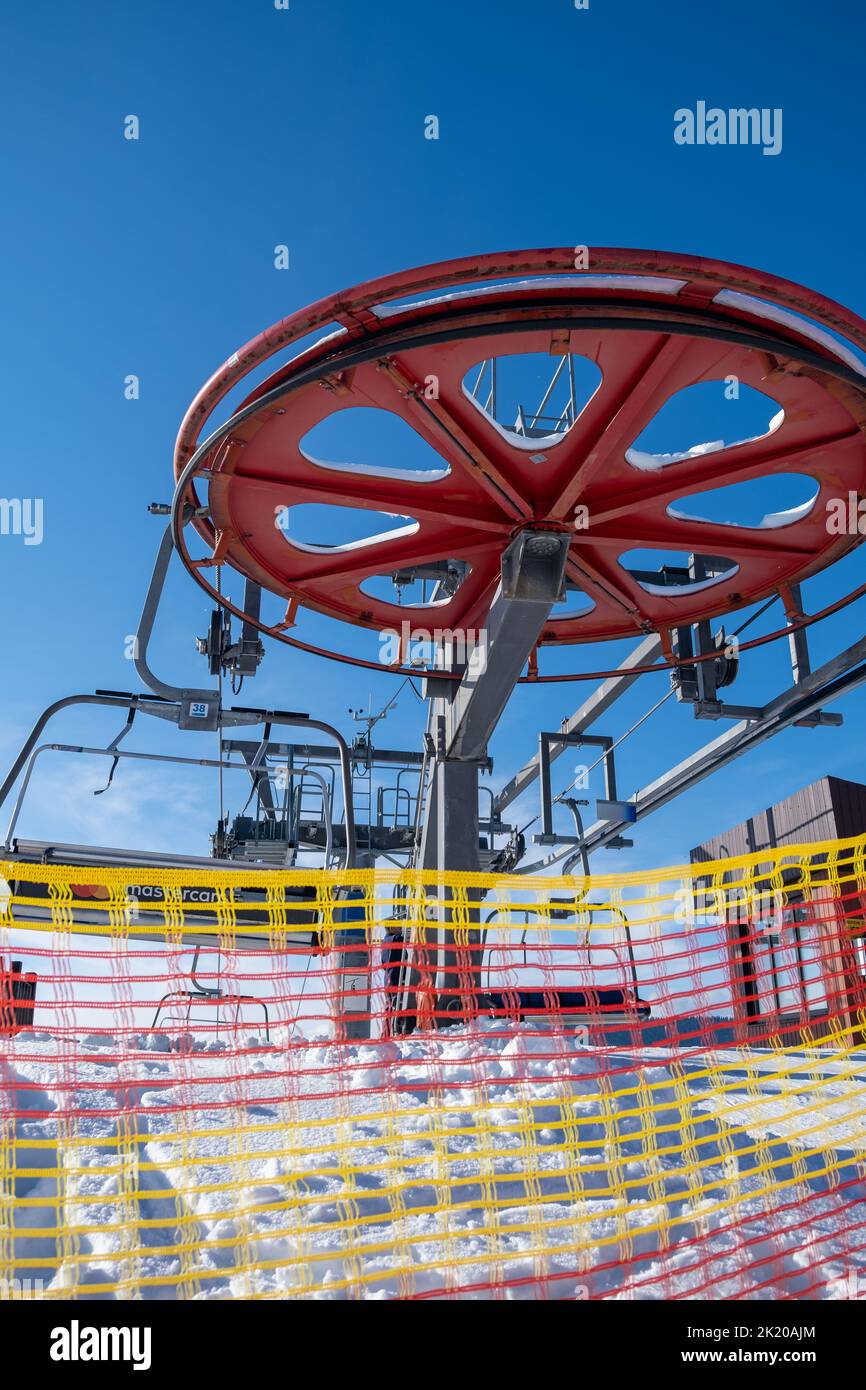 chair lift mechanism Stock Photo - Alamy