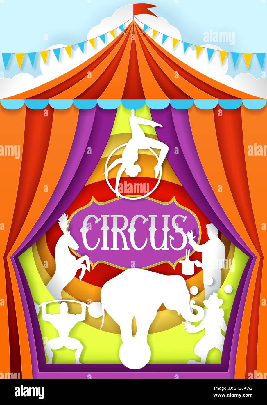 Circus layout hi-res stock photography and images - Alamy