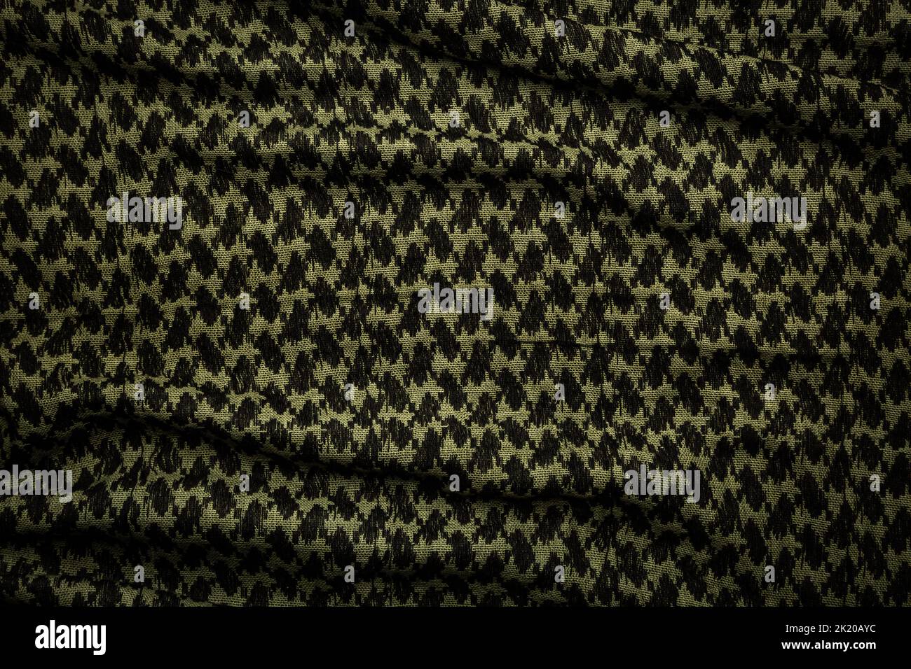 Keffieh scarf. The texture of the cotton traditional symbolic arabian ...