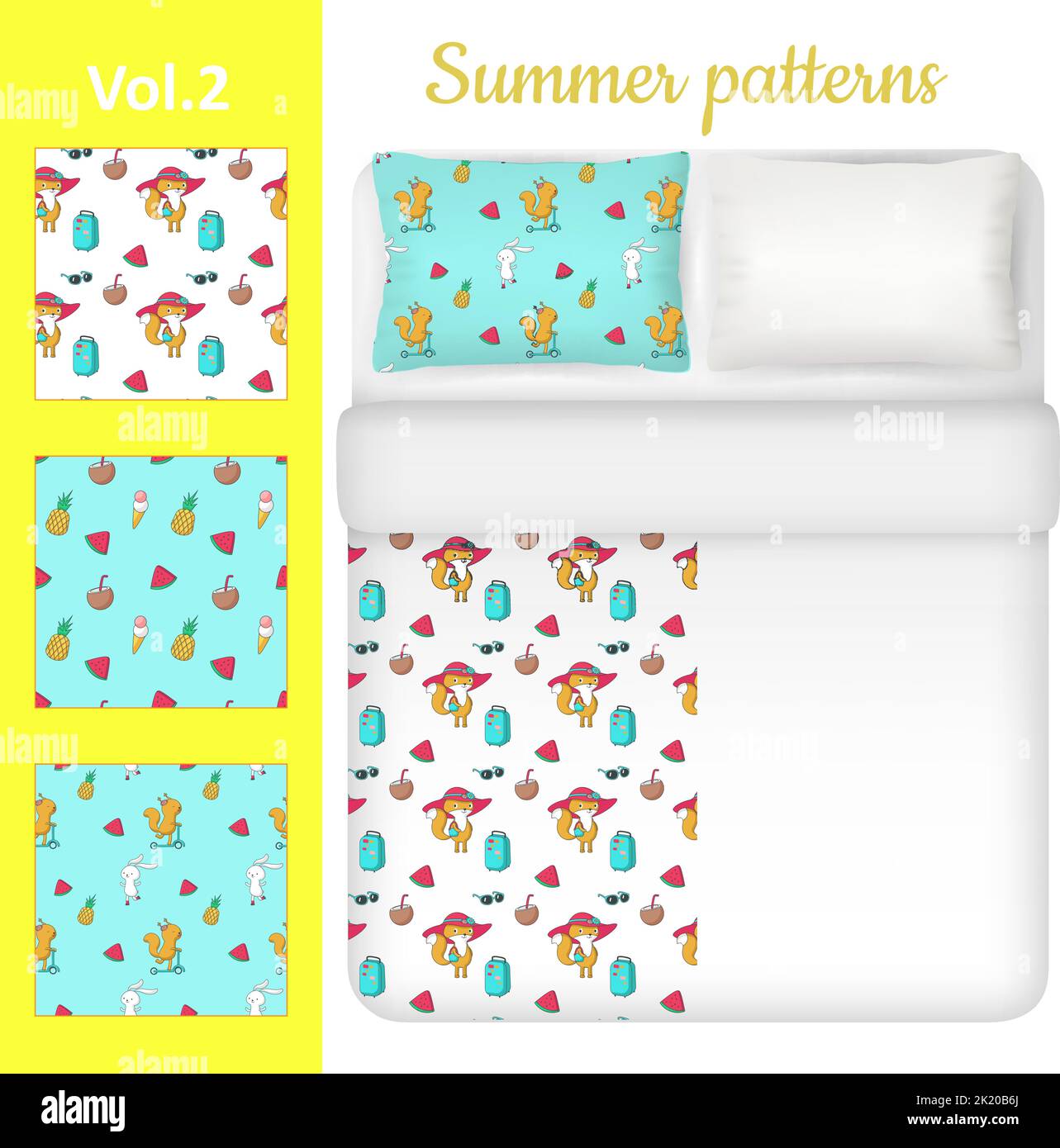 White linen pillow sheet Stock Vector Images - Alamy