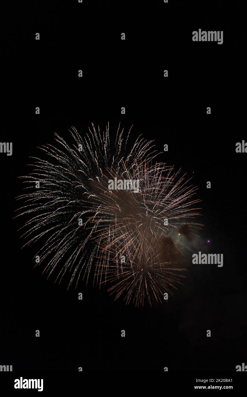 Fireworks for the celebration of September 15 Stock Photo - Alamy