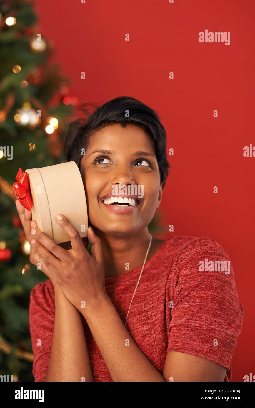 I think I know what it is...an attractive young woman holding up her ...