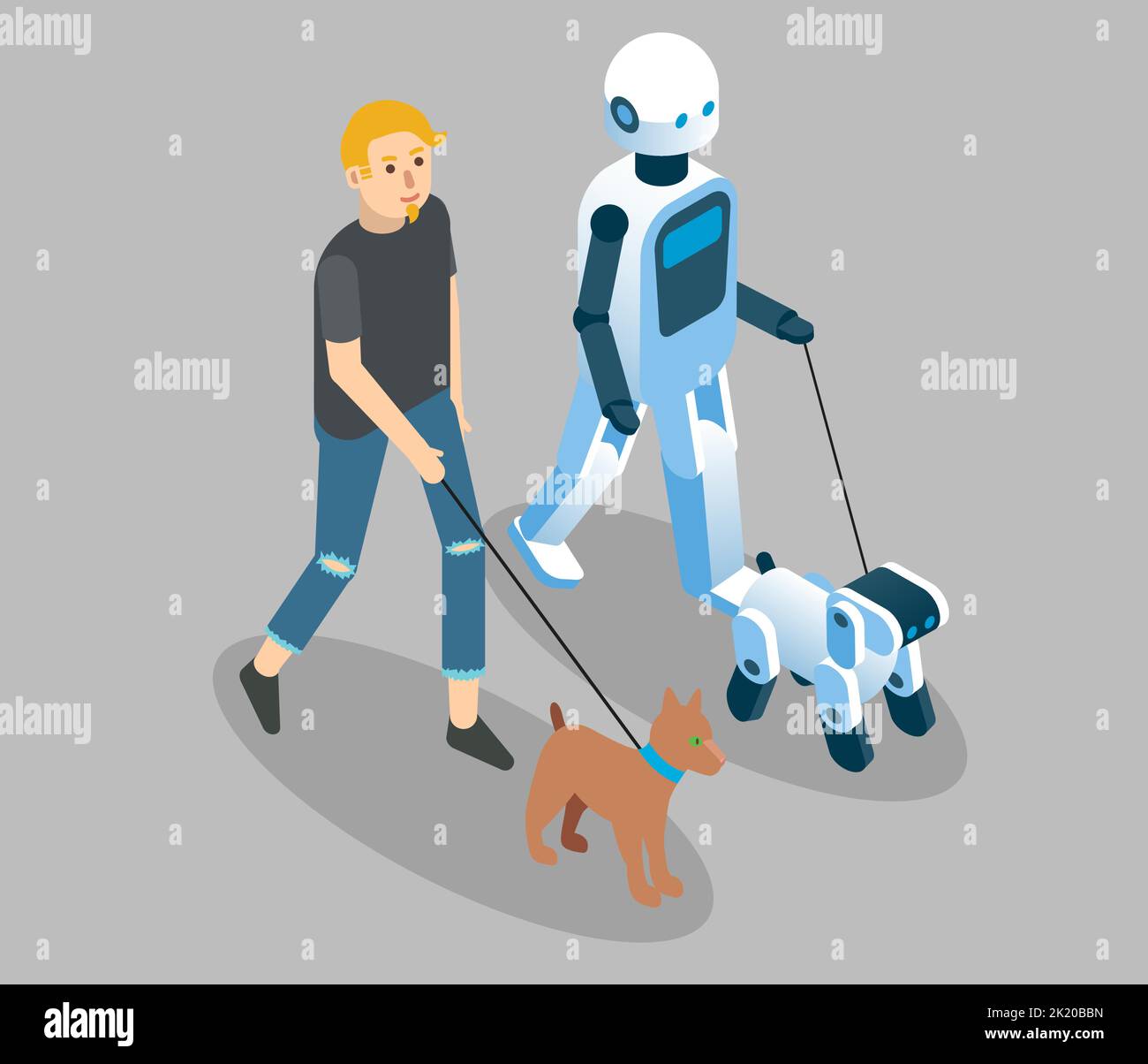 Vector evolution of robots hi-res stock photography and images - Alamy