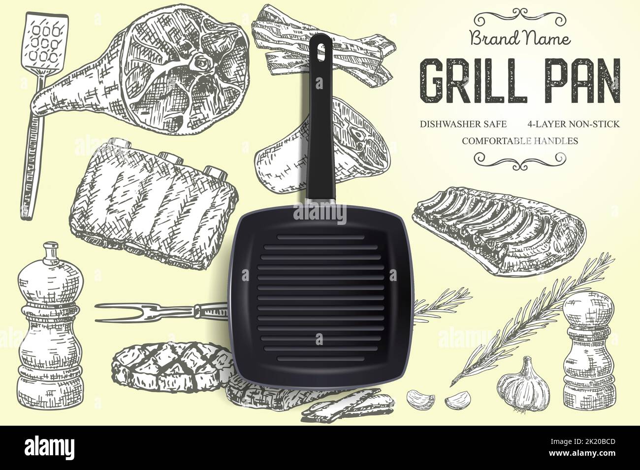 Cookware ads hi-res stock photography and images - Alamy