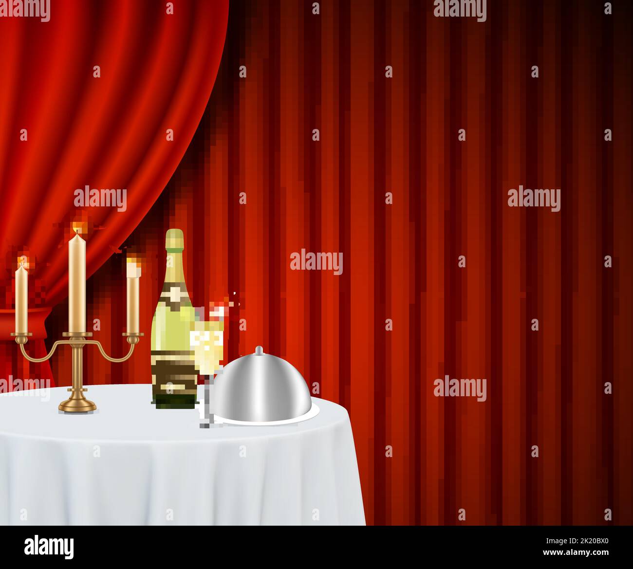 Interior modern restaurant restaurant round Stock Vector Images - Alamy