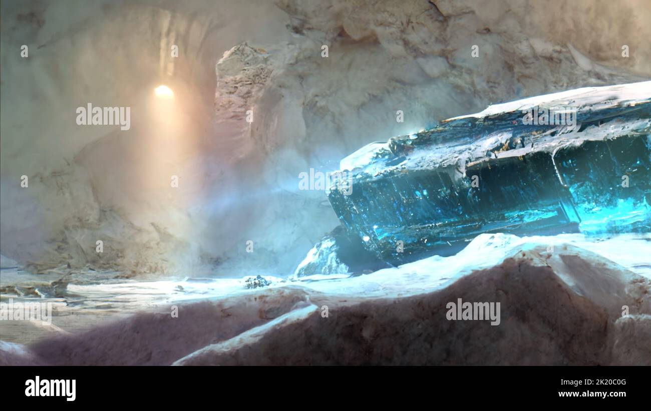 A crash landed spaceship buried under the Antarctic ice shelf for a millennium. New secret ...