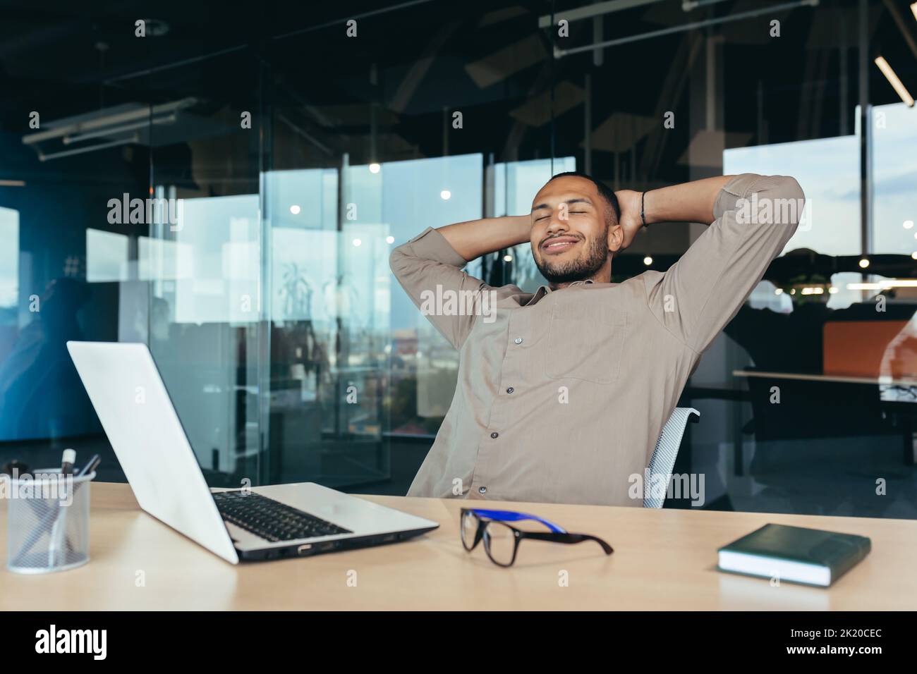Person Daydreaming At Work
