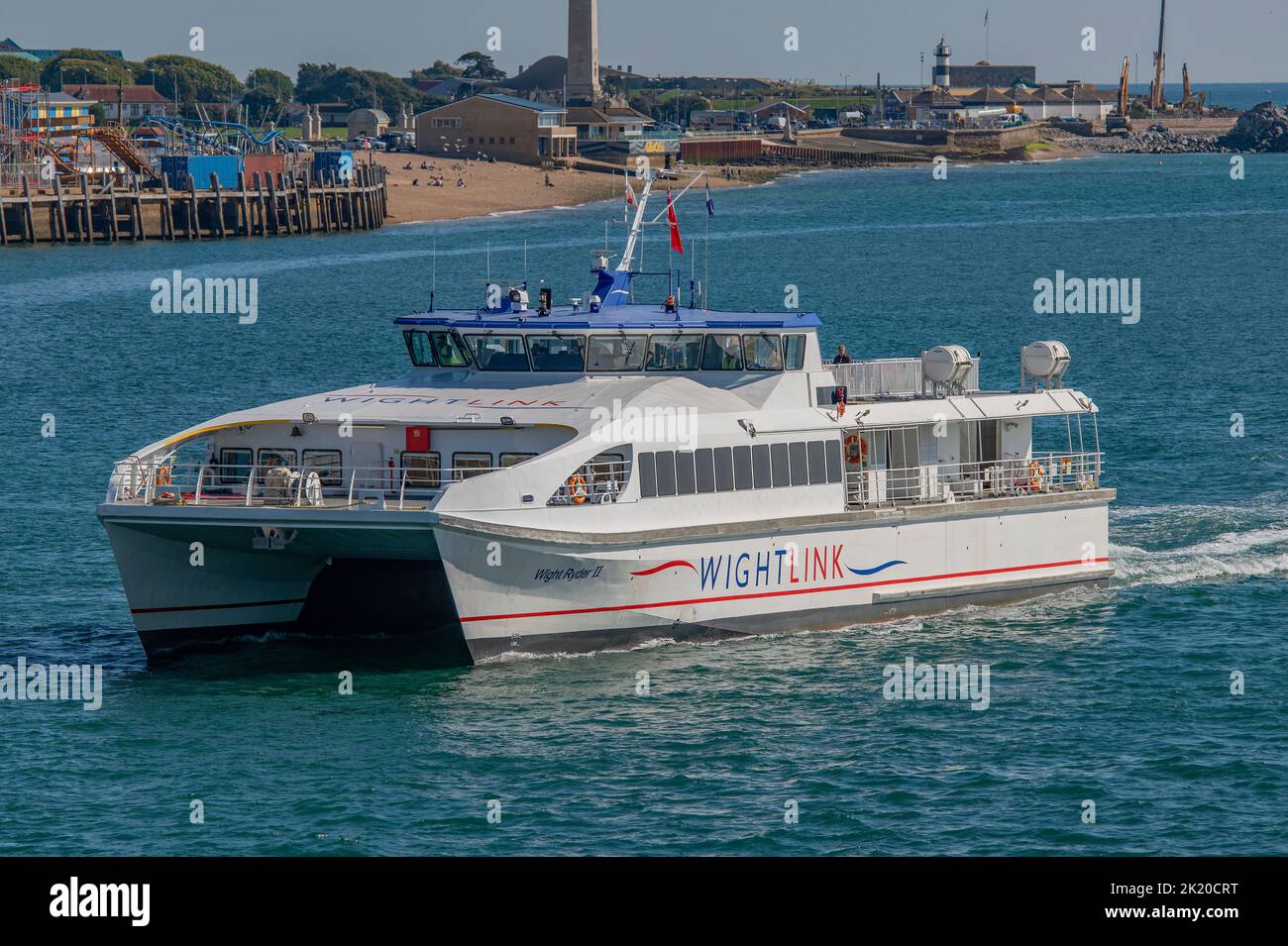 isle of wight fastcast service operated by wightlink ferry company from ...