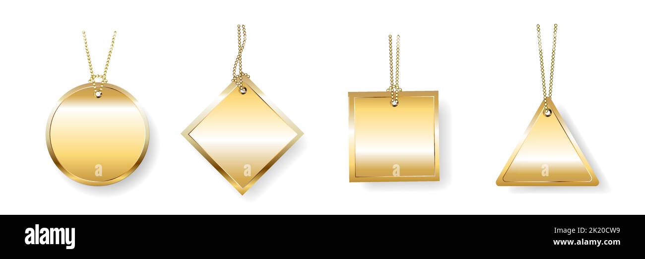 Promo sale labels collection gold design Stock Vector Image & Art - Alamy