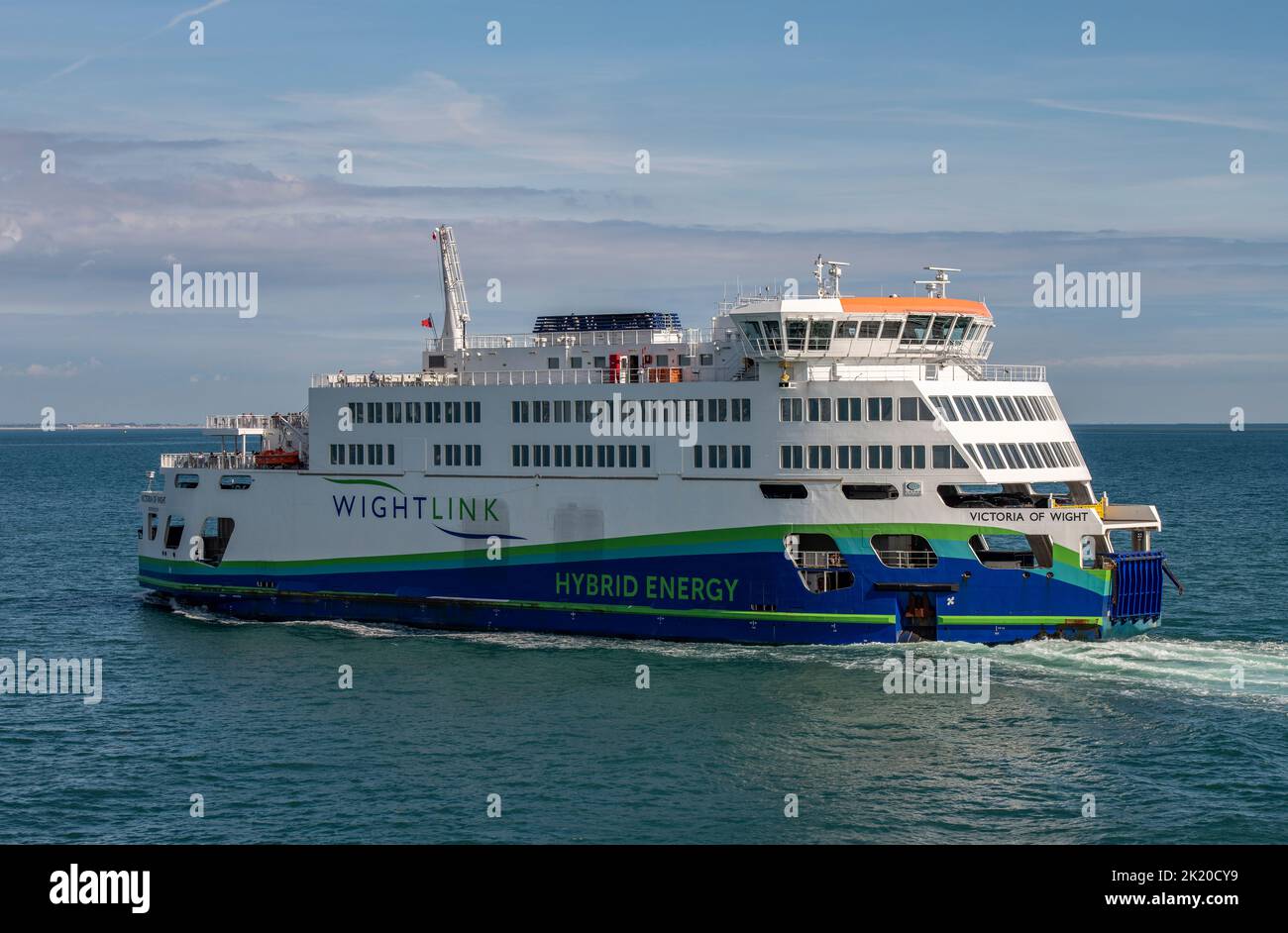 wightlink, isle of wight ferry, victoria of wight, solent, vehicle ...