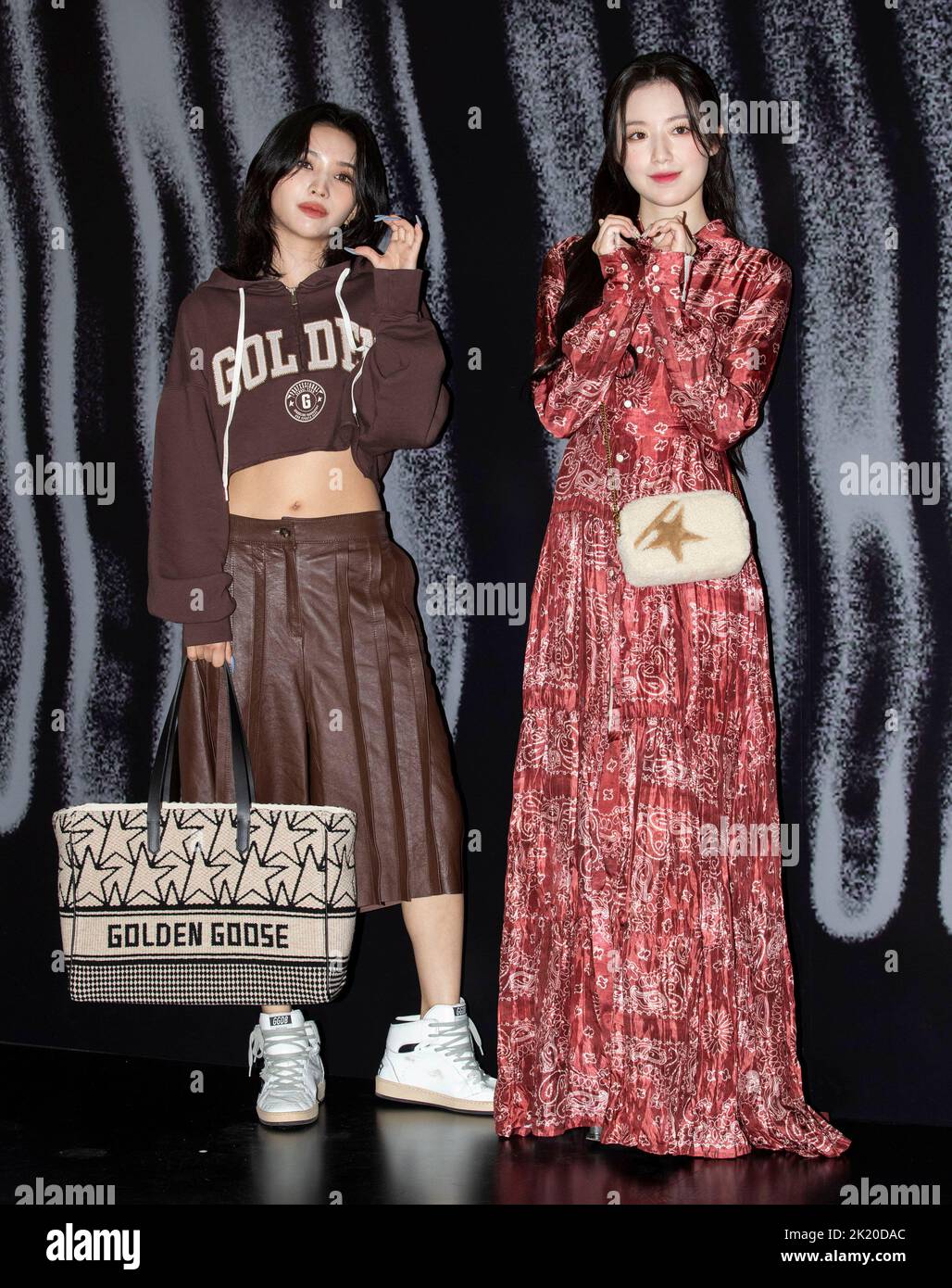 Seoul, South Korea. 21st Sep, 2022. (L to R) South Korean rapper ...