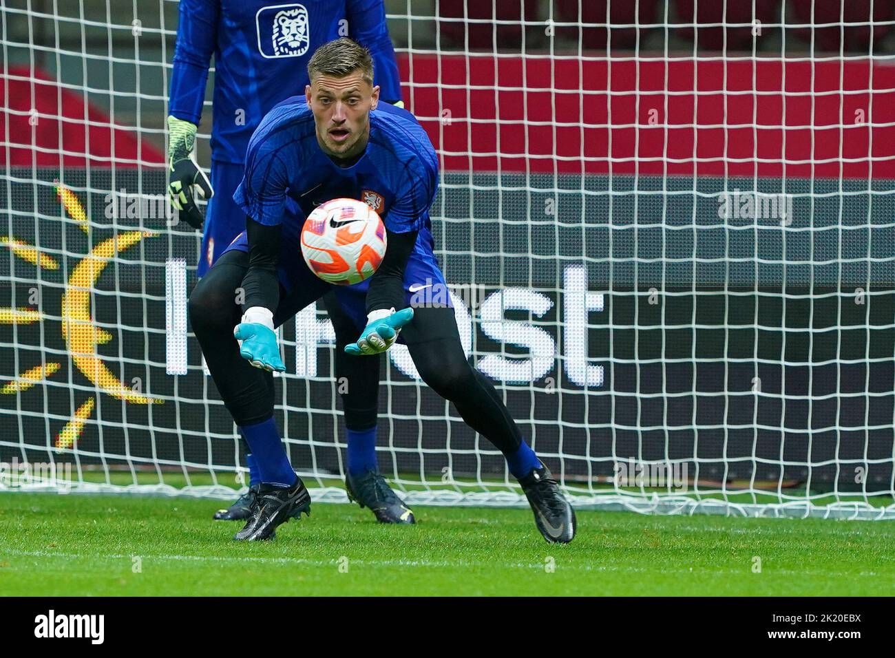 WARSAW, POLAND - SEPTEMBER 21: goalkeeper Andries Noppert during the ...