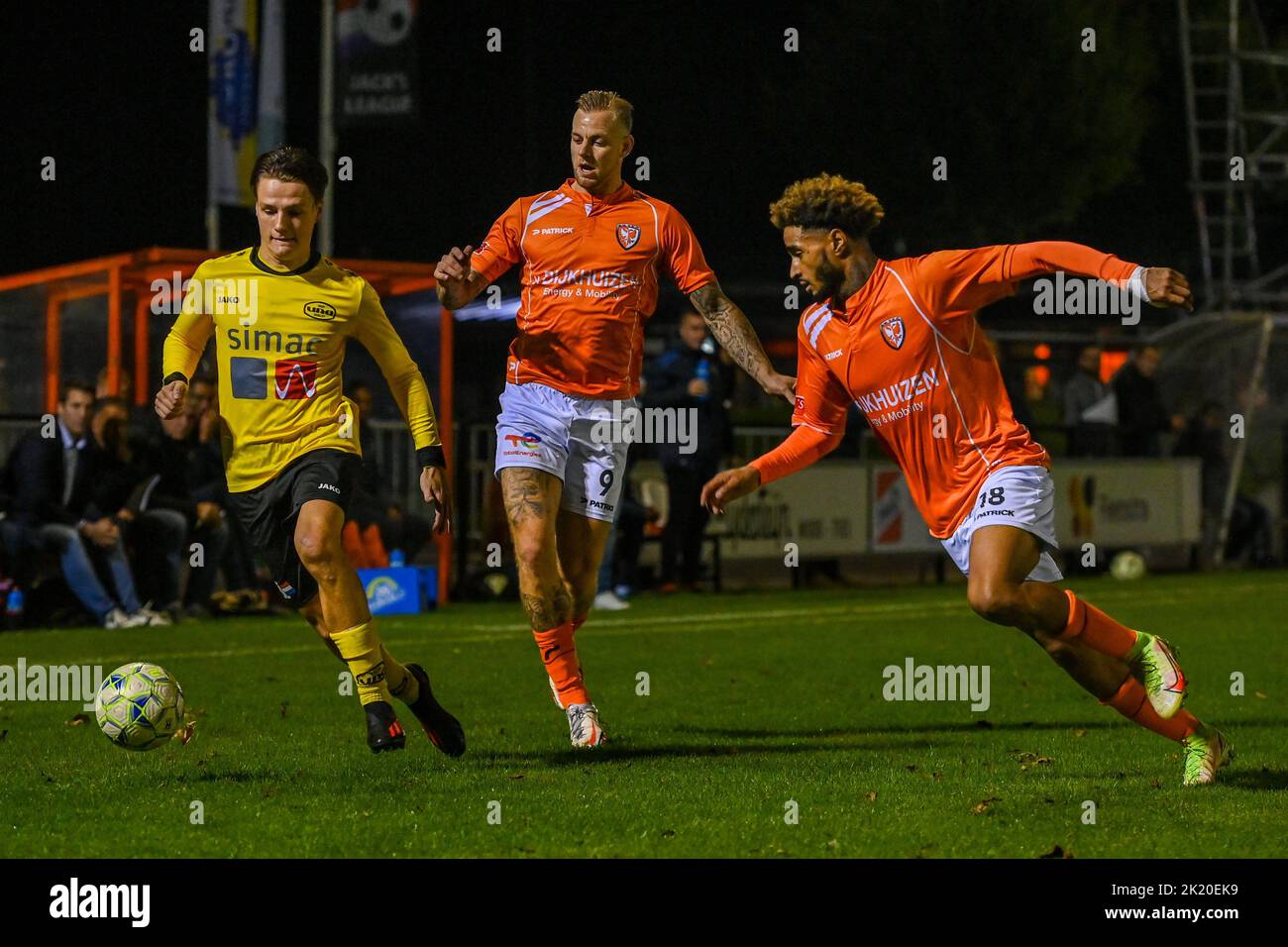 TIEL, 21-09-2022, Sportpark de Lok, KNVB Beker 2022 second round ... TIEL, 21-09-2022, Sportpark de Lok, KNVB Beker 2022 second round ...