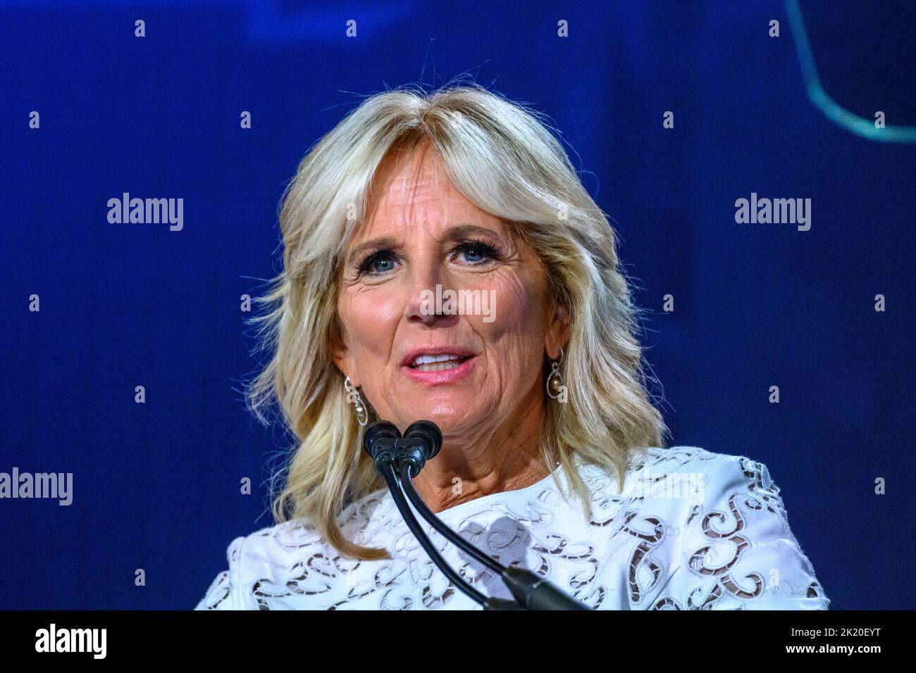 New York, USA. 21st Sep, 2022. Jill Biden, First Lady of the United ...