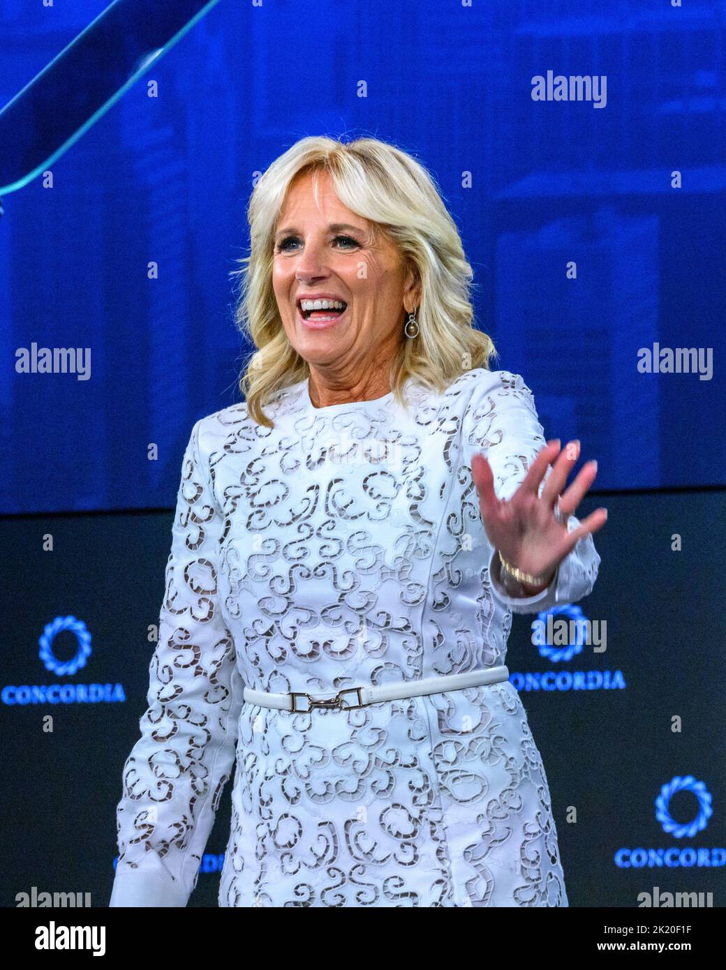 New York, USA. 21st Sep, 2022. Jill Biden, First Lady of the United ...