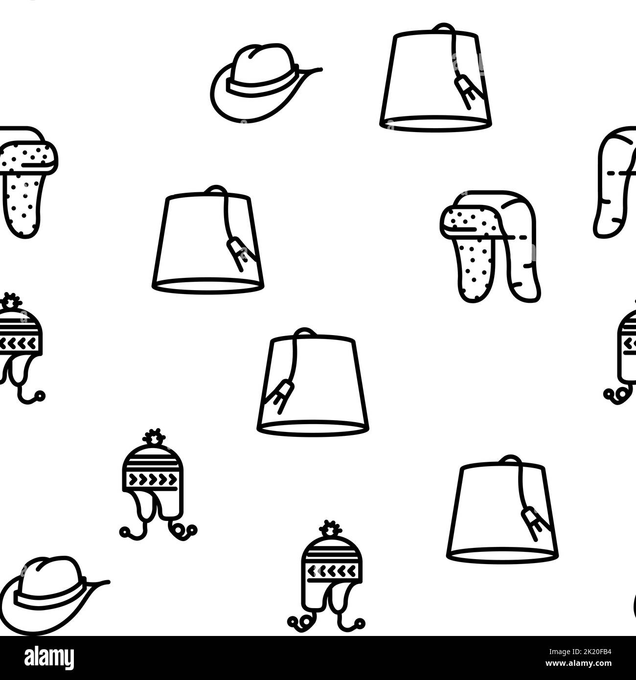 Stylish winter clothes children Stock Vector Images - Alamy