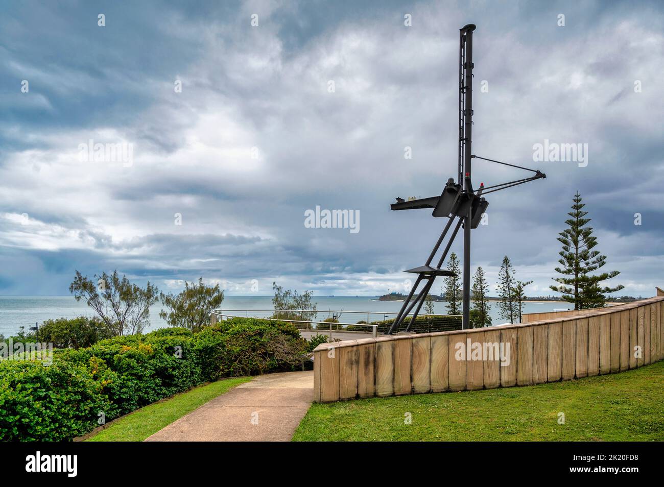 The HMAS Brisbane Lookout on the Sunshine Coast of Queensland ...