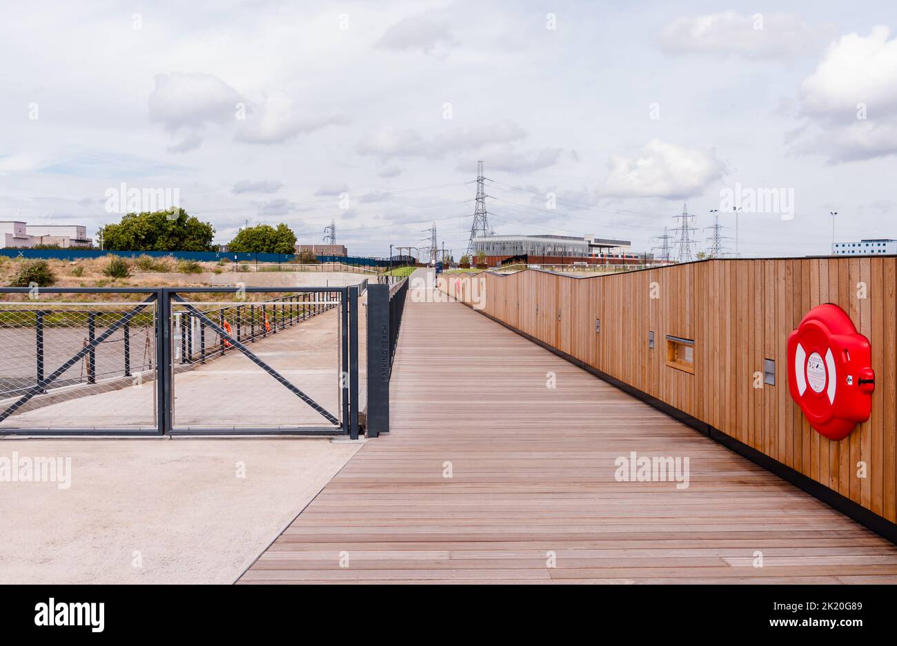 Barking Riverside Pier is a Thames Clippers commuter service pier ...
