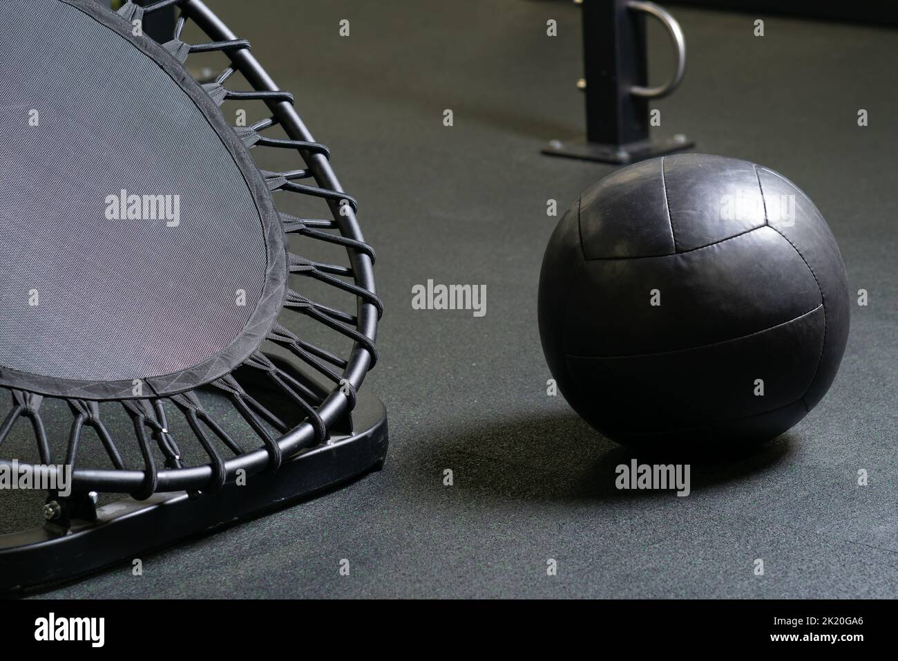 Sports backyard trampoline home patio concept wooden mace summer, for ...